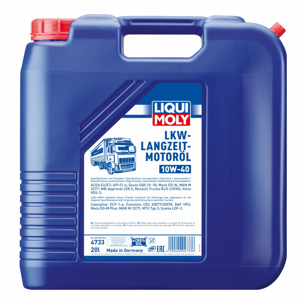 Масло моторное Liqui Moly 10W-40 НС-синтетическое - купить в интернет ...