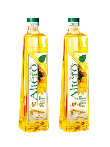 Масло подсолнечное Altero Vitality дезодорированное, 810 мл х 2 шт - купить с доставкой по ...