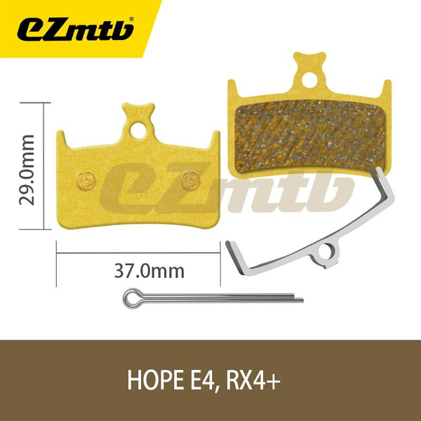 Колодки тормозные EZmtb для Hope Tech 3 E4, Metal Pads комплект ...