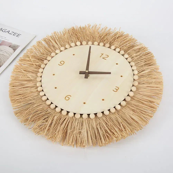 Украшение настенное интерьерное Настенный декор рафия натуральная солома купить по