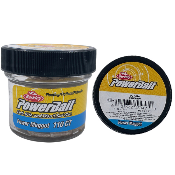 Приманка мягкая Berkley Powerbait Micro Power Maggots 1cm (110шт) White ...