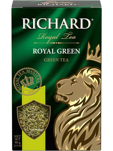 Чай зеленый RICHARD Royal Green, листовой, 90г - купить с доставкой по ...