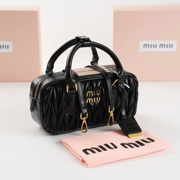 Сумка Miu Miu женская через плечо с ремнем кросс боди в подарок купить с доставкой по выгодным