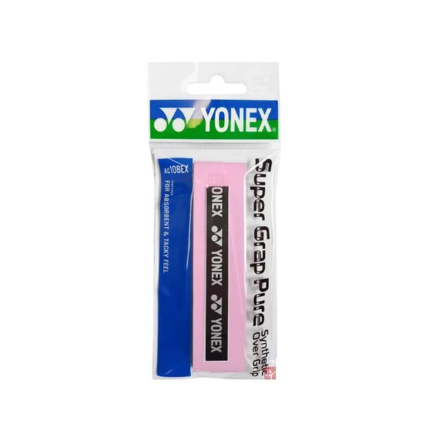 Обмотка для ручки Yonex Overgrip AC108EX Super Grap Pure х1, Light Pink ...