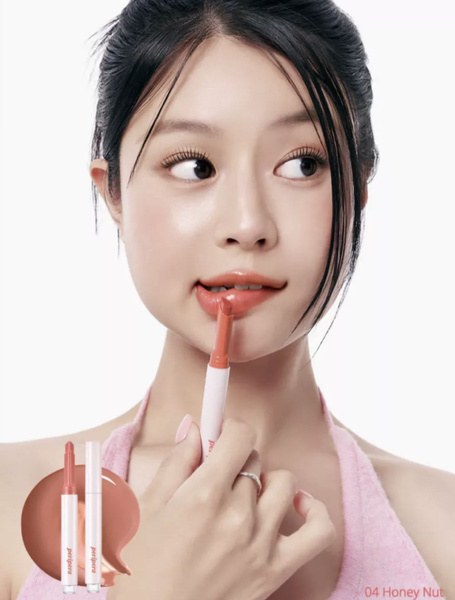 CLIO Губная помада СОЗДАЕТ ЭФФЕКТ СТЕКЛЯННЫХ ГУБ Heart Jam Glow Lip №2 ...