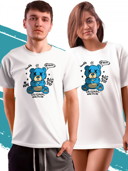 Футболка PhilShop, размер 38, цвет белый, 100 % хлопок - купить по выгодной цене в интернет ...