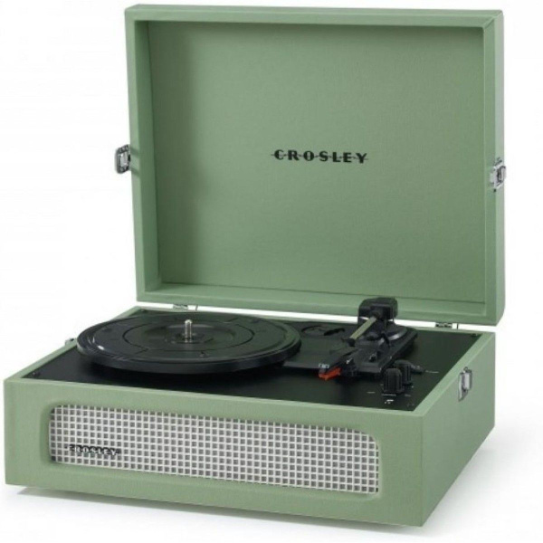 Виниловый проигрыватель Crosley Voyager зеленый по низкой цене с ...