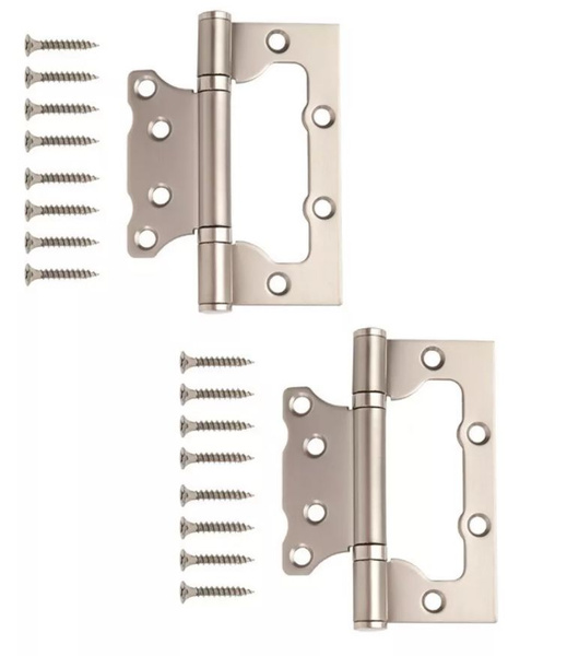 Характеристики Петля накладная Code Deco 100*75*2,5-B2-NISM (Суперматовый никель) подробное ...