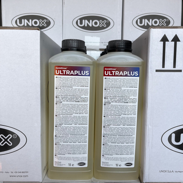 Средство моющее и ополаскивающее UNOX DET&RINSE ULTRA PLUS (10шт по 1л ...