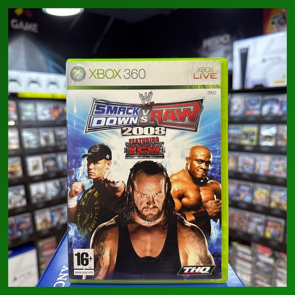 Игра Игра WWE SmackDown! vs. RAW 2008 (Xbox 360) (Box) (XBox 360 купить ...