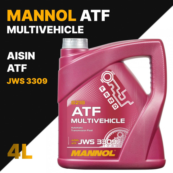 MANNOL 8218 ATF Multivehicle JWS 3309 4л Масло для АКПП купить c ...