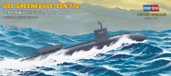 Сборная модель Подводная лодка USS Greeneville SSN-772 1:700 - купить с ...