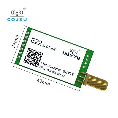 LoRa модуль E22-900T30D-V2 850.125-930.125MHz 30dBm 10km Дальность ...