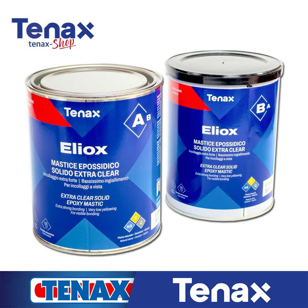 Клей эпоксидный TENAX ELIOX (прозрачный/густой) 1,0+0,5л - купить с ...