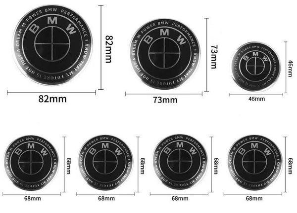 Колпачки заглушки для дисков BMW M POWER BLACK - купить по выгодным ...