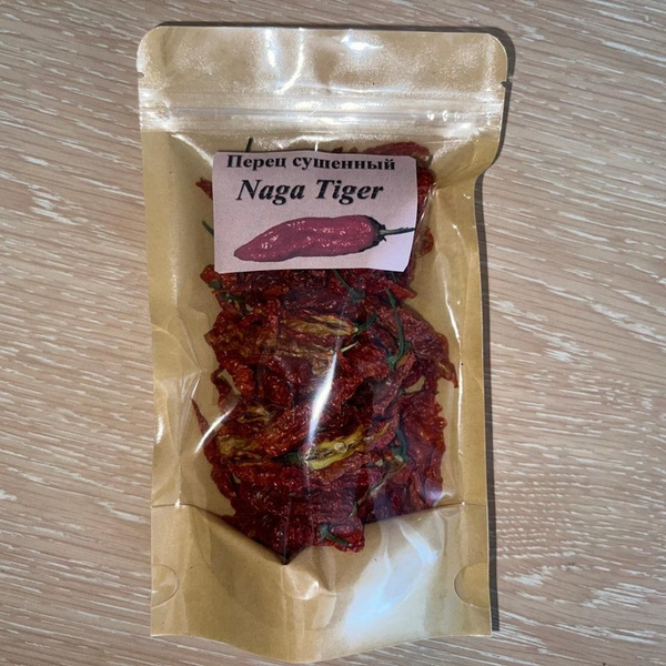 Суперострый сушеный перец Naga Tiger - купить с доставкой по выгодным ...