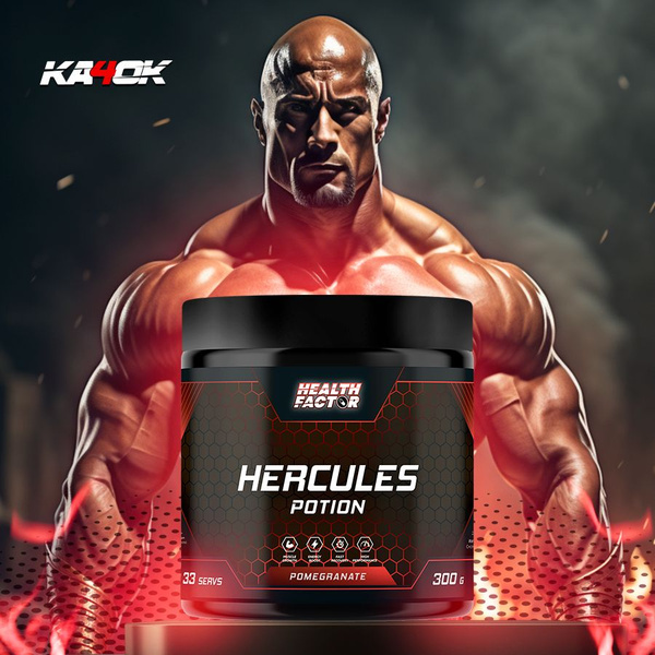 Предтренировочный комплекс Hercules potion 300гр - Гранат купить на ...