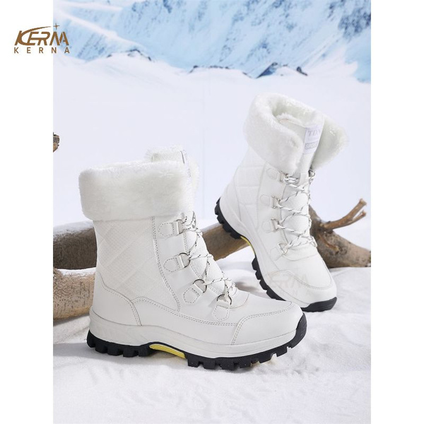 Полусапоги Мужской, Женский KERNA, размер 40,5 белый Зима Платформа Китай Шнуровка Шнурки купить ...