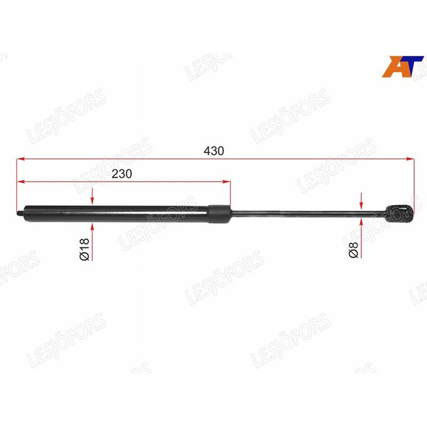 Амортизатор капота (1 шт.) для Мерседес W205 2014-2021, Mercedes W205 ...