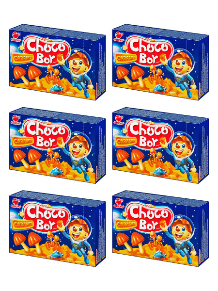 Печенье Orion Choco Boy со вкусом карамели, 6 уп по 45 гр купить на ...