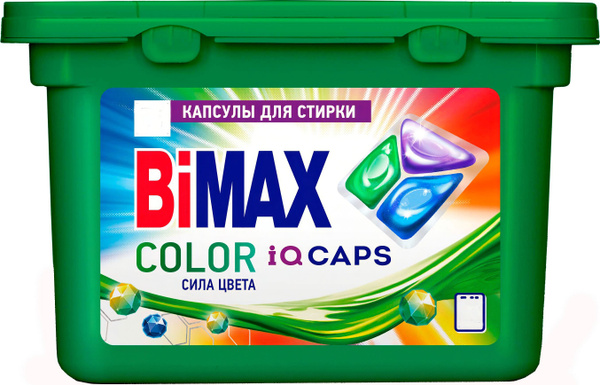 Капсулы BiMAX Color для стирки белья, 12 шт купить на OZON по низкой цене (1714192334)