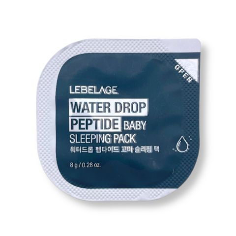 Lebelage Маска для лица ночная с пептидами Water Drop Peptide Baby ...