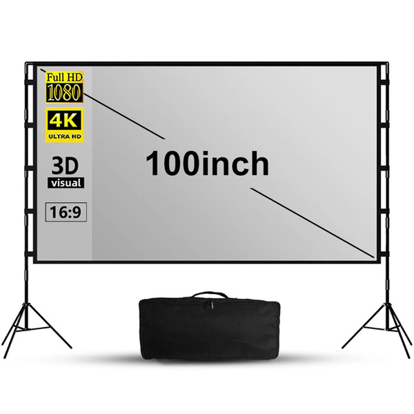 100" ALR экран для проектора, серый, с двойными штативами купить на ...