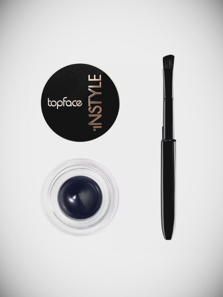 TOPFACE Подводка для глаз гелевая водостойкая с кисточкой Instyle Gel ...