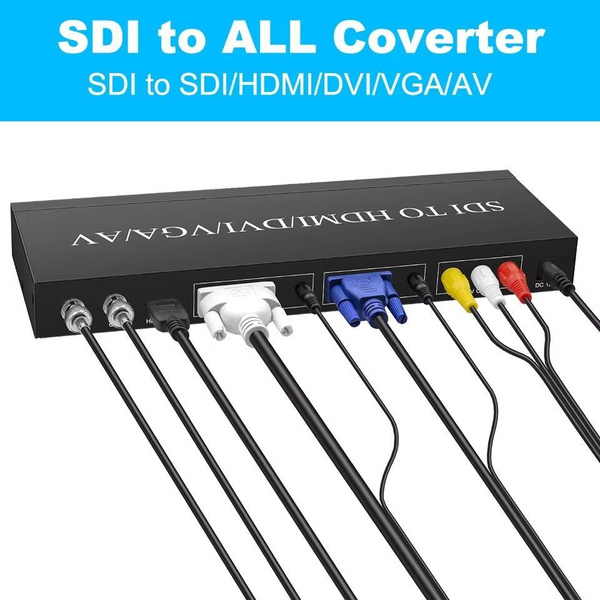 SD / HD / 3G SDI в HDMI VGA DVI CVBS ALL Преобразователь с адаптером питания купить на OZON по ...