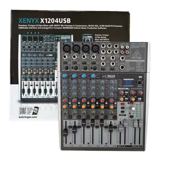 Микшерный пульт аналоговый Behringer Xenyx X1204USB купить на OZON по ...