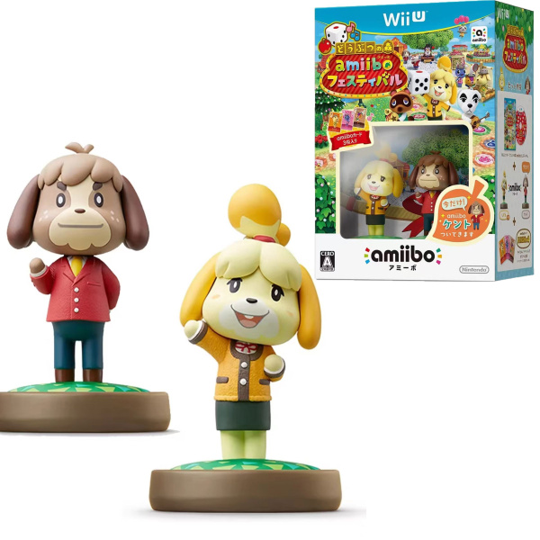 фигурка Nintendo Amiibo Animal Crossing Series Isabelle& Digby , 2-Pack ...