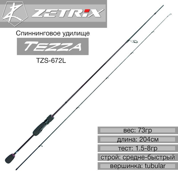 Спиннинг ZETRIX Tezza, от 1.5 гр купить c доставкой на OZON по низкой цене (1745080611)