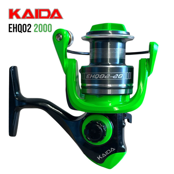 Катушка KAIDA EHQ_желтый, Безынерционная, 2000, Передний фрикцион купить c доставкой на OZON по ...