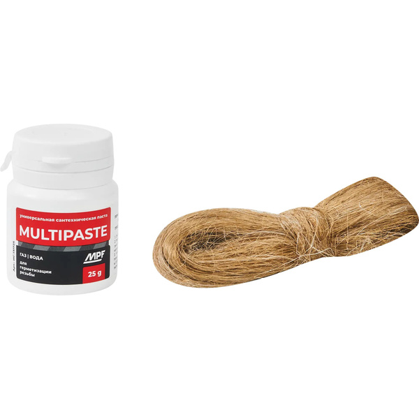 Паста уплотнительная Multipaste универсальная 25 г со льном купить на OZON по низкой цене ...