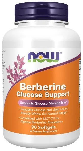 NOW Berberine glucose support 90 капсул купить на OZON по низкой цене ...