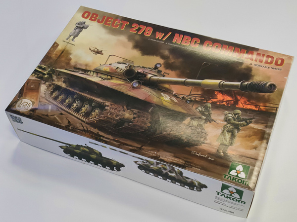 Советский танк Object 279 w/NBC Commando Сборная модель Takom 2188 1/35 ...
