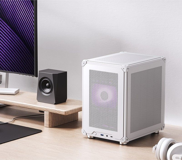 Корпус для ПК JONSBO Mini Tower Mini-ITX белый без БП C6-ITX White ...