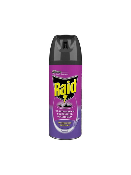 Raid Лаванда от летающих и ползающих насекомых купить на OZON по низкой цене (1756211309)