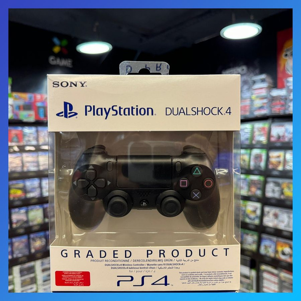 Игровой контроллер Dualshock 4 v.2 Black Черный (Graded) (Оригинал ...
