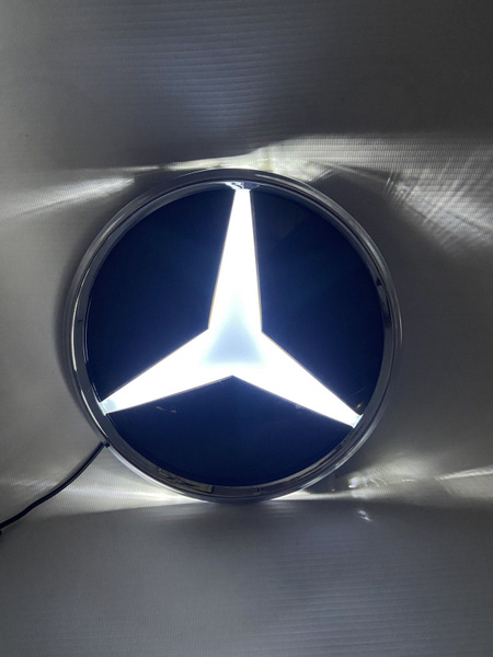 Эмблема решетки радиатора Mercedes GLC/GLE/GLS до 2020г Зеркальный ...