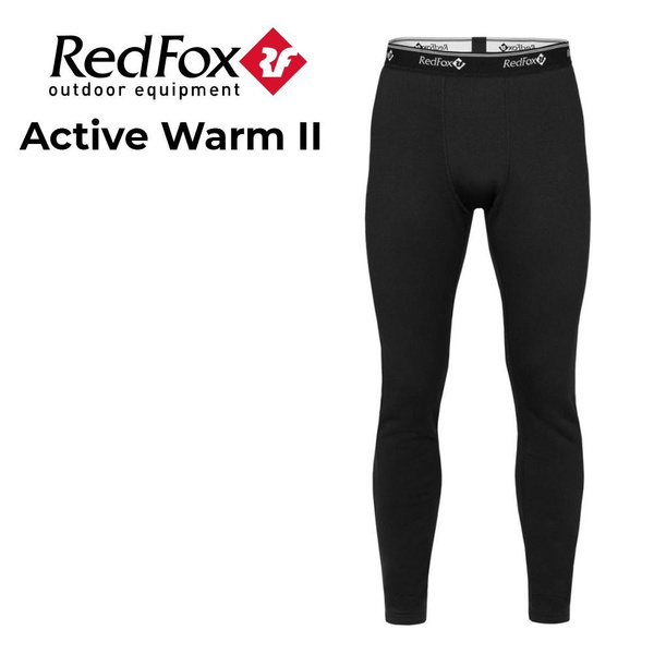 Термобрюки Мужской RedFox, размер 52 Демисезон Полиэстер, Нейлон черный Повседневный Россия ...