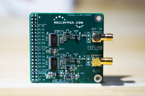 промышленность Двухканальный высокоскоростной вспомогательный модуль АЦП ADC 10-разрядный 50 ...