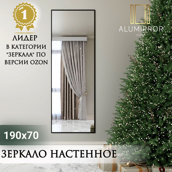 Зеркало интерьерное ALUMIRROR, 190 см х 70 см, 1 шт купить c доставкой ...