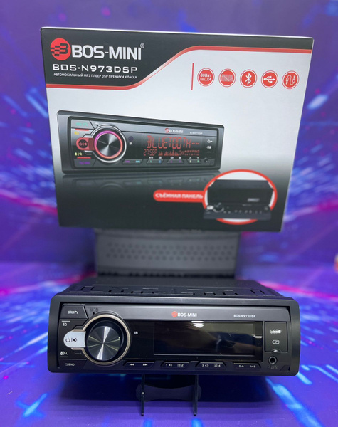 BOS-MINI Автомагнитола, 1 DIN купить на OZON по низкой цене (1784795541)