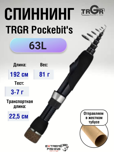 Спиннинг TRAVEL GEAR TRGR Pockebit's, от 3 гр купить c доставкой на OZON по низкой цене (1777298281)