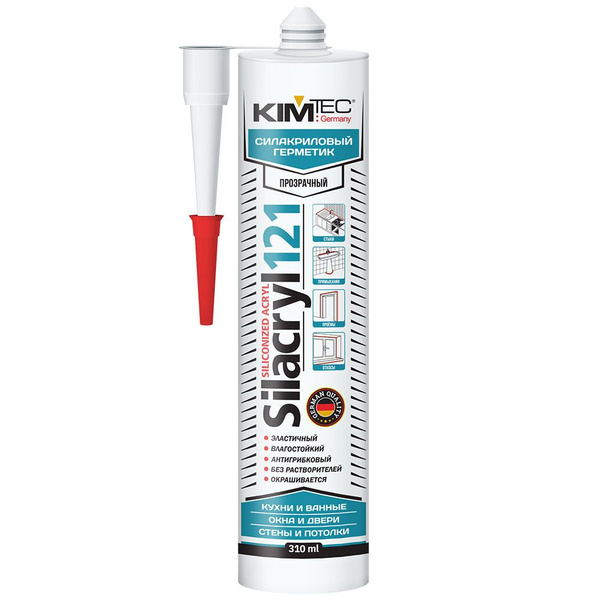 Силакрил 121 KIM TEC прозрачный 310 мл. арт.02-04-73 (20) купить на OZON по низкой цене (1946591145)