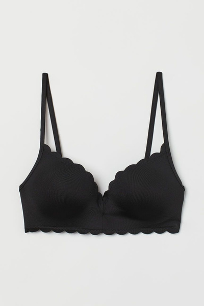 Лиф купальный Женский H&M черный Пляжный, размер 85B Китай Эластан, Полиамид купить c доставкой ...