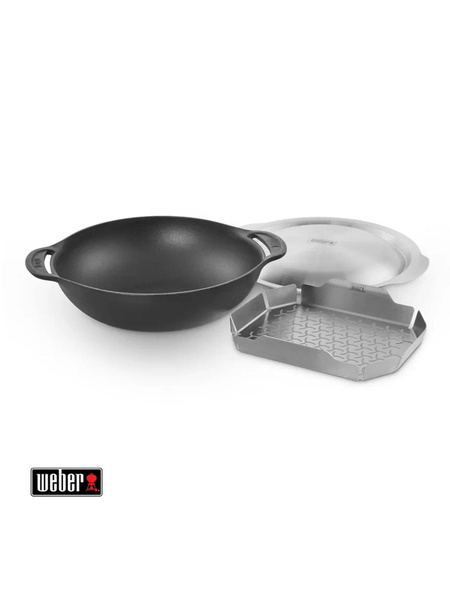 Вок Weber Gourmet BBQ System - Wok, 40 см купить c доставкой на OZON по ...