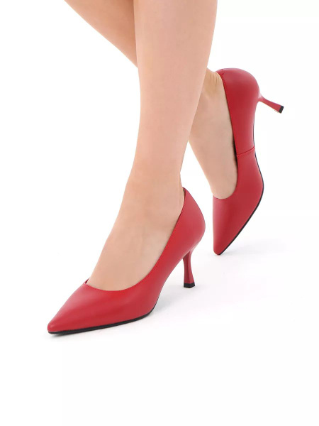 Туфли Женский Covani Натуральная кожа, размер 39 Шпилька 6 лодочки Россия Без застёжки ...