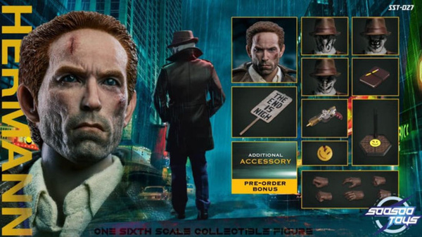 фигурка Soosootoys SST 027 1/6 Watchmen Hermann Rorschach Figure ...